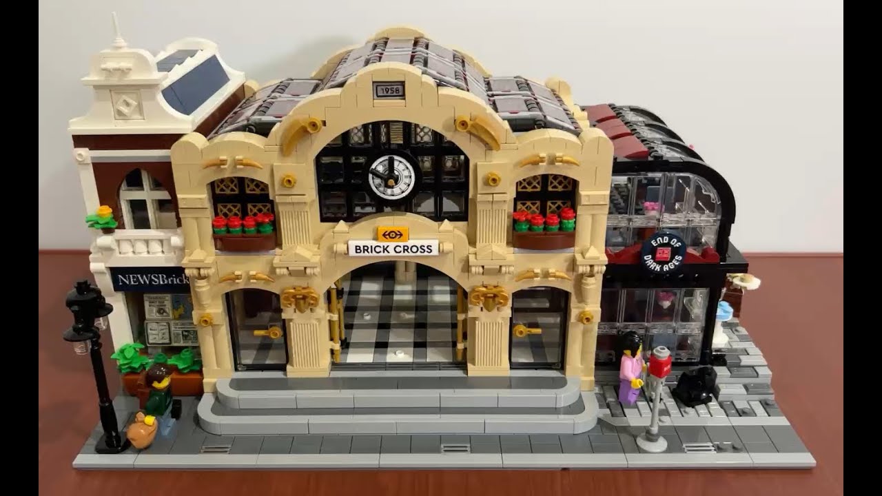 Lego Modular Building Brick Cross Speed Build - YouTube