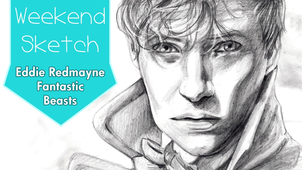 Eddie Redmayne Fan Art in J.K Rowling's - Fantastic Beasts Film - YouTube