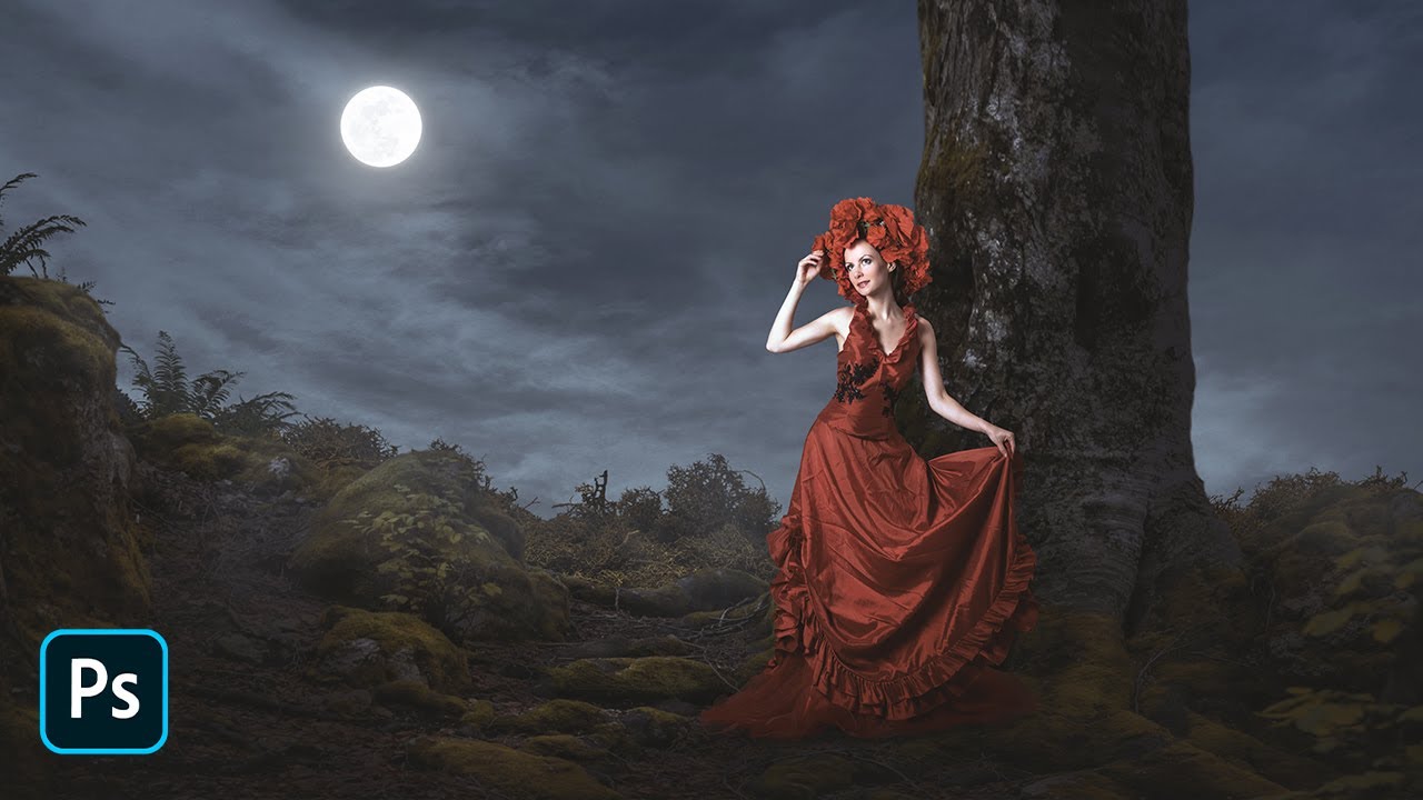 How to Edit Dreamy Forest in Photoshop - Fashion Editing - YouTube