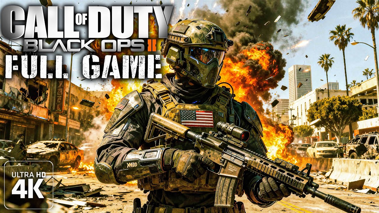 Call of Duty Black Ops 2｜Best Ending｜Full Game Playthrough｜PC 4K Ultra ...