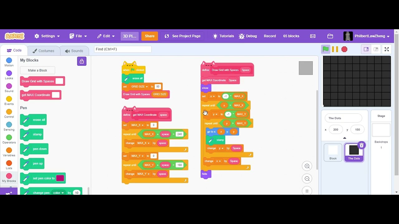How to make an snapping effect in scratch - YouTube
