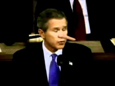 George W. Bush Pinocchio: Weapons in Iraq - YouTube