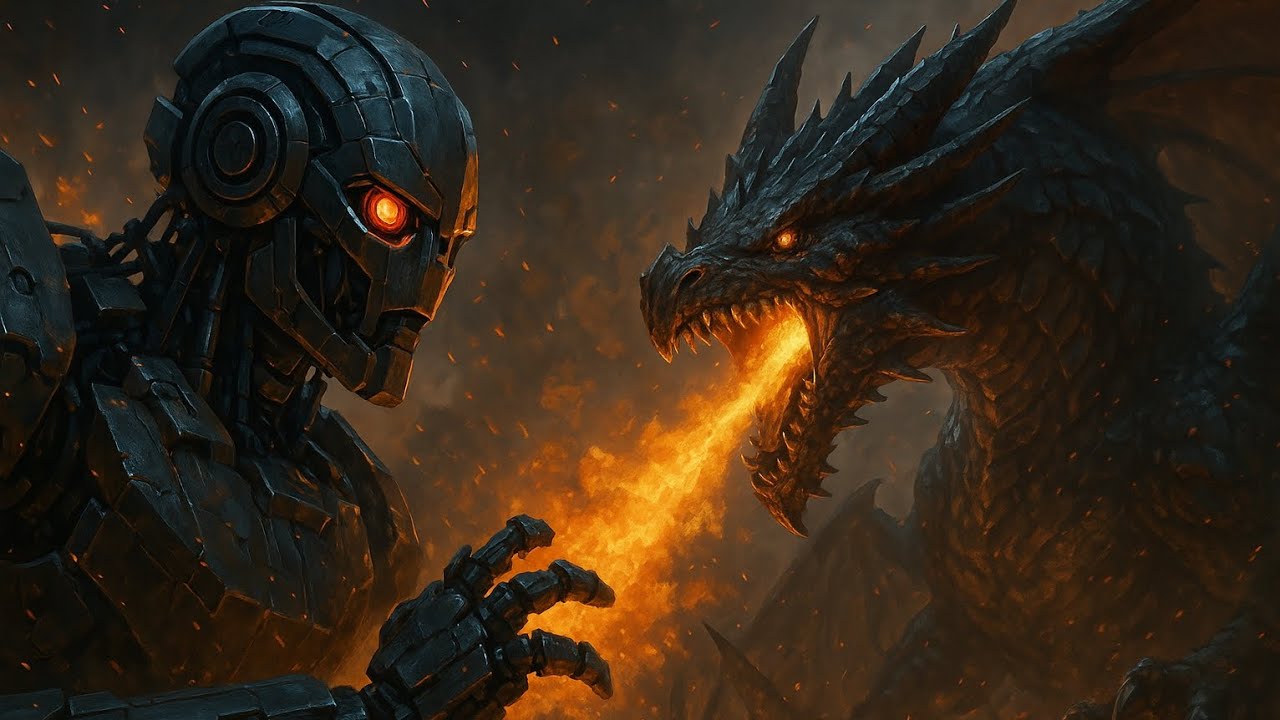 Robots vs Dragons | Epic AI War for Earth’s Future - YouTube