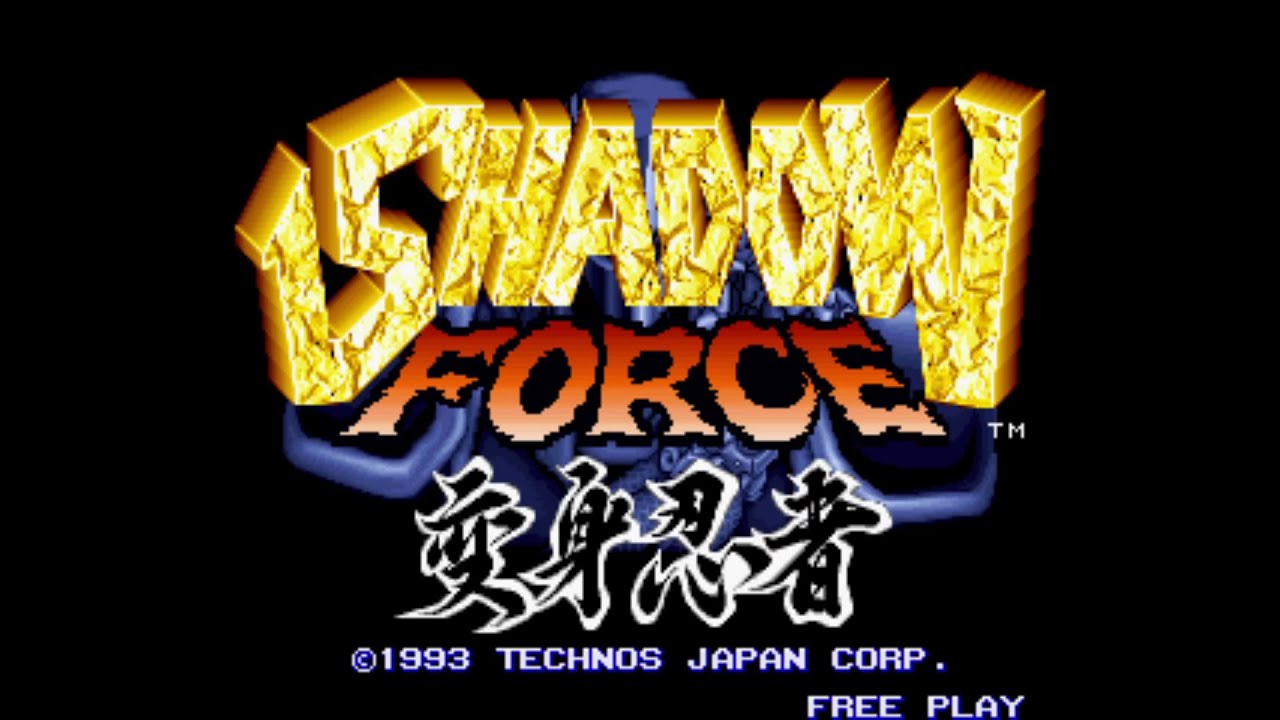 Shadow Force Arcade Game, Technos Japan 1993, playthrough - YouTube