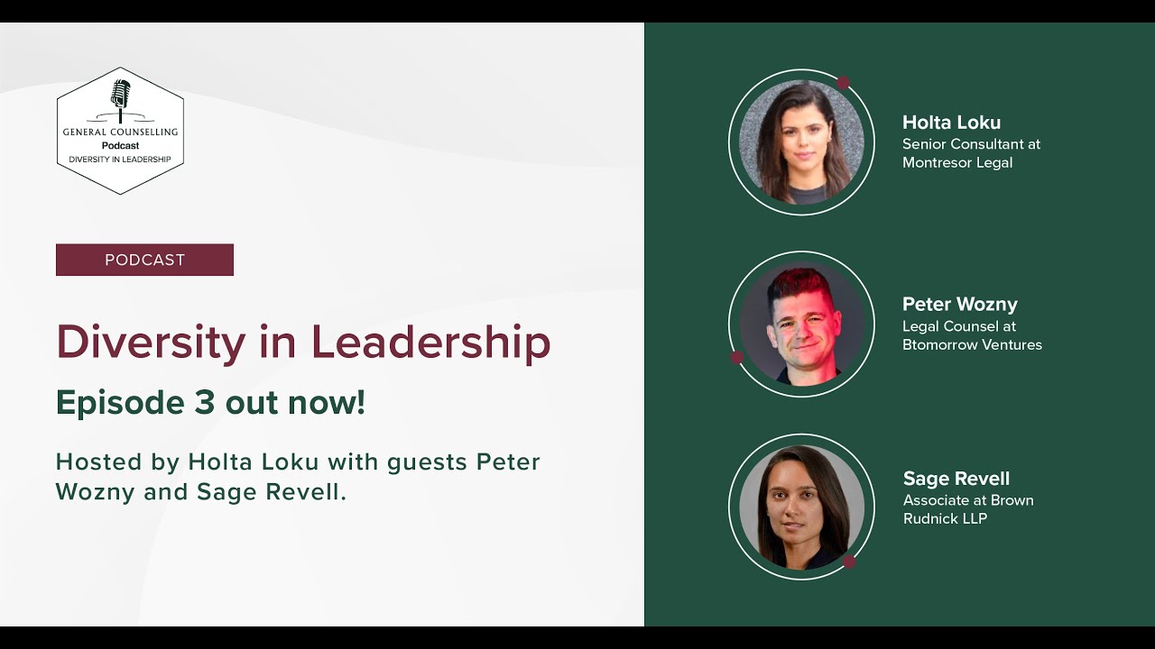 Diversity in Leadership | Peter Wozny - Legal Counsel | Sage Revell ...