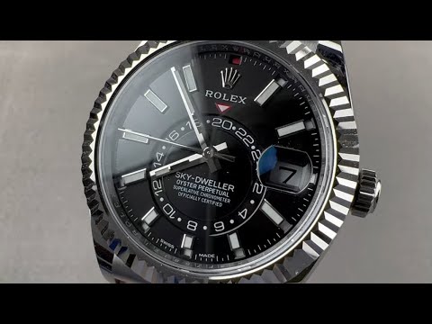 Rolex Sky-Dweller 326934 Review | Bright Black Dial Annual Calendar & GMT Overview