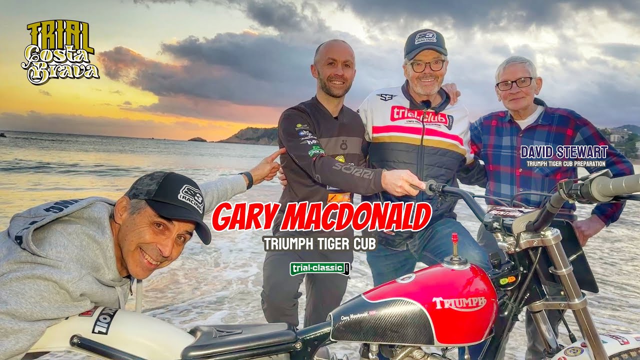 Gary Mcdonald et sa Triumph 270cm3 - YouTube