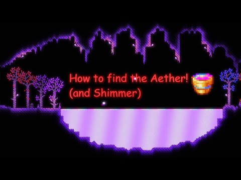 How To Find The Aether In Terraria! (New 1.4.4 Mini-Biome) - YouTube