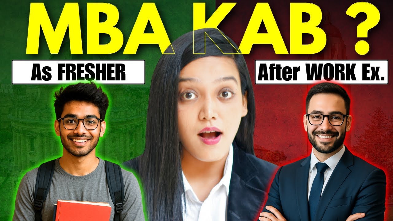 MBA as a fresher or after work experience? Salary , Placements ...