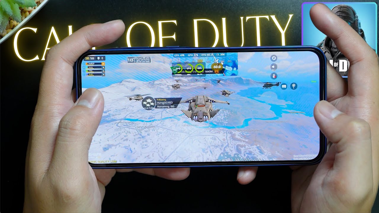 Samsung Galaxy A35 Call of Duty Mobile test With FPS Meter & Battery ...