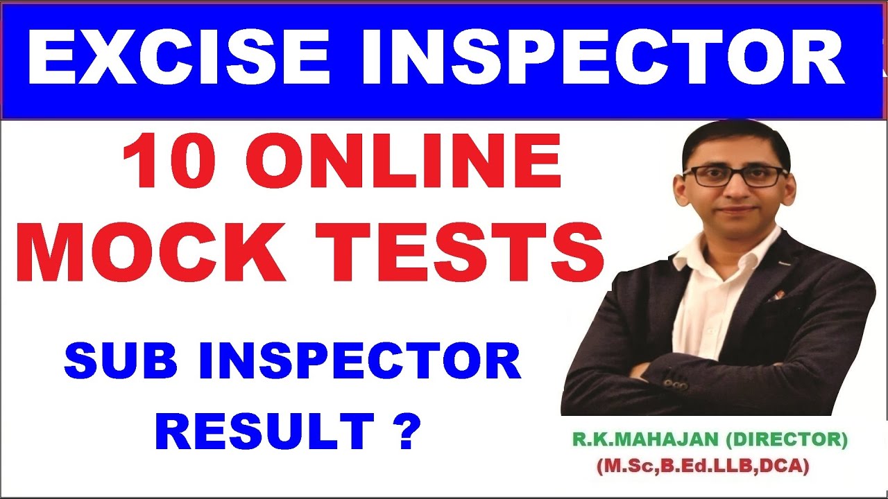 PSSSB Excise Inspector Mock Test : Punjab Police Sub Inspector Result ...