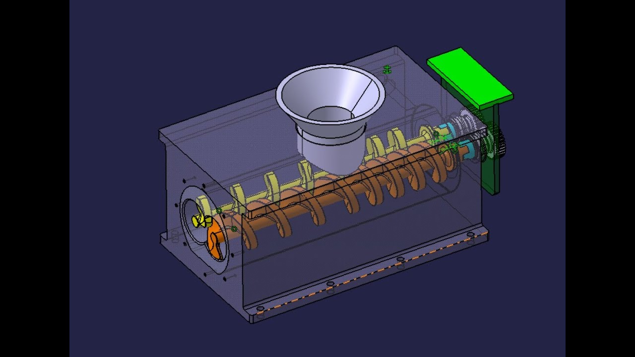 Screw movement mechanism - YouTube