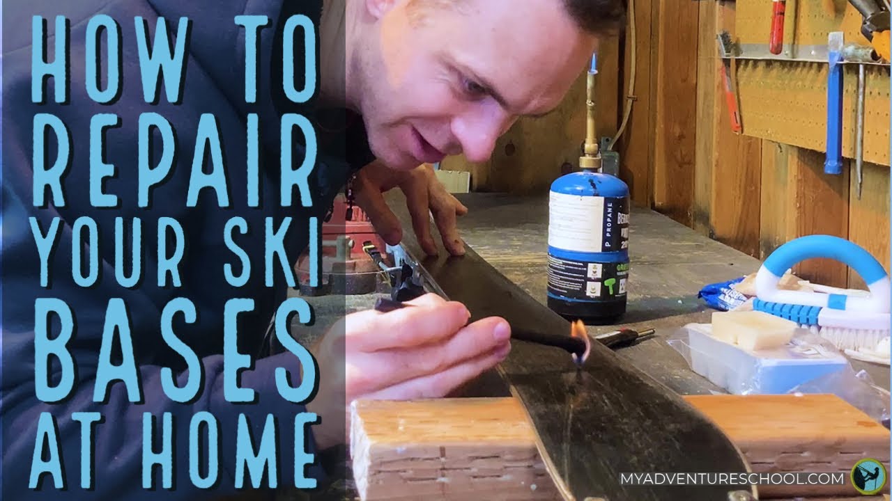 Ski Tune Part 2 - Base Repair - YouTube