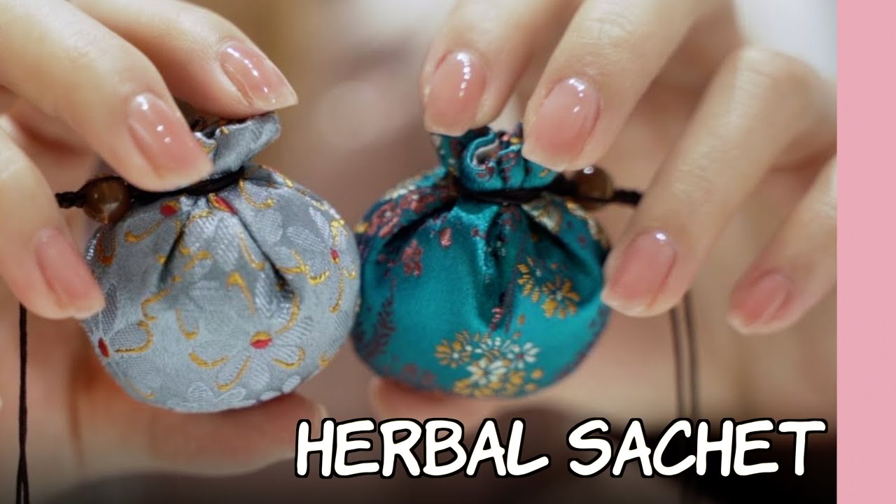 How to make an herbal sachet for Chinese New Year gifts - YouTube