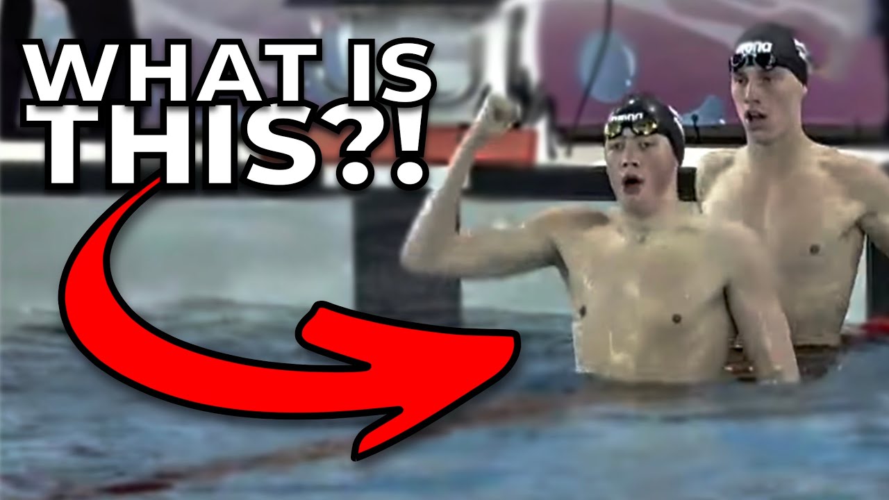 The MOST CREATIVE swimming celebration I've ever seen... - YouTube