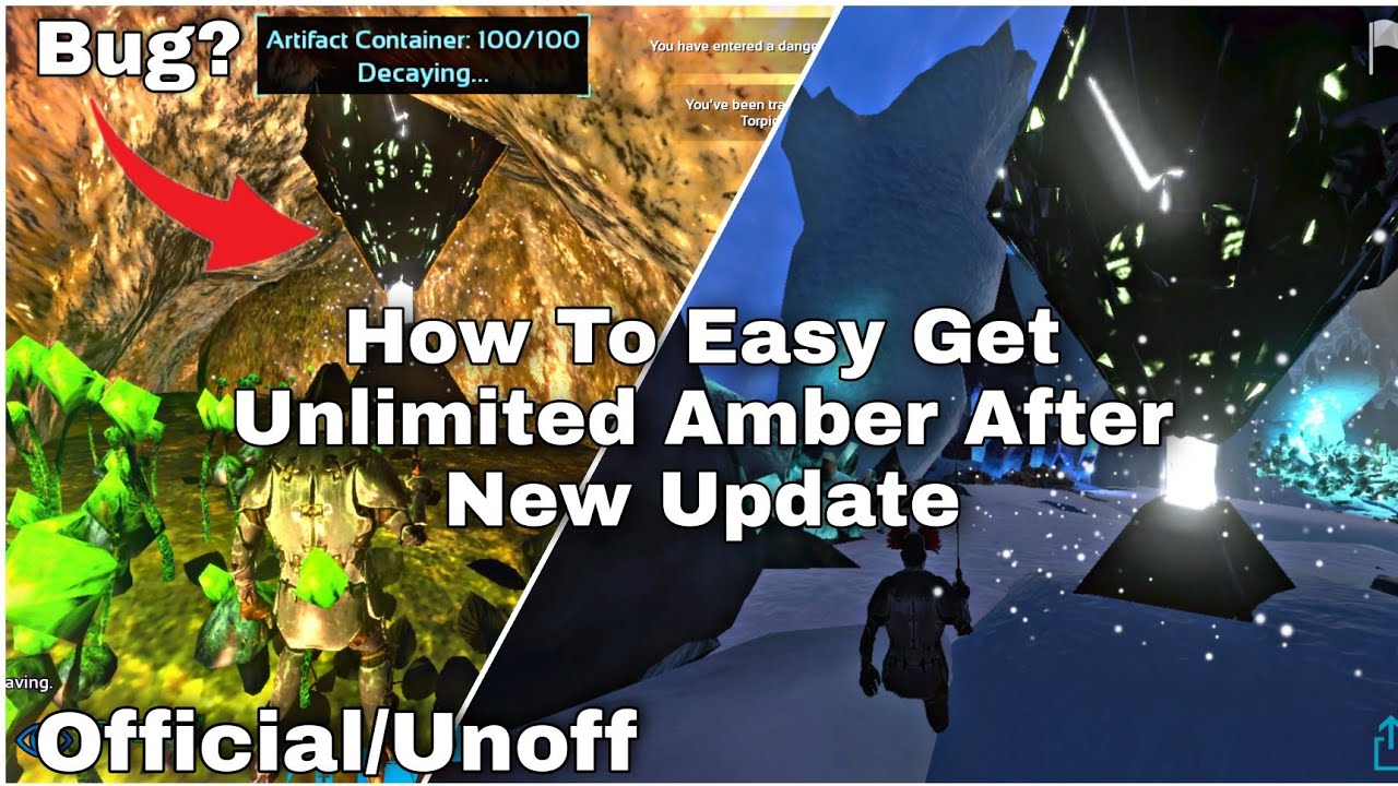 【Ark Mobile】•New Update How To Easy Get Amber After Remove From Ads At ...