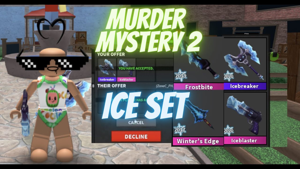 ICE SET GAMEPLAY MURDER MYSTERY 2 + Winner or BEST PLAYER GETS a SET ...