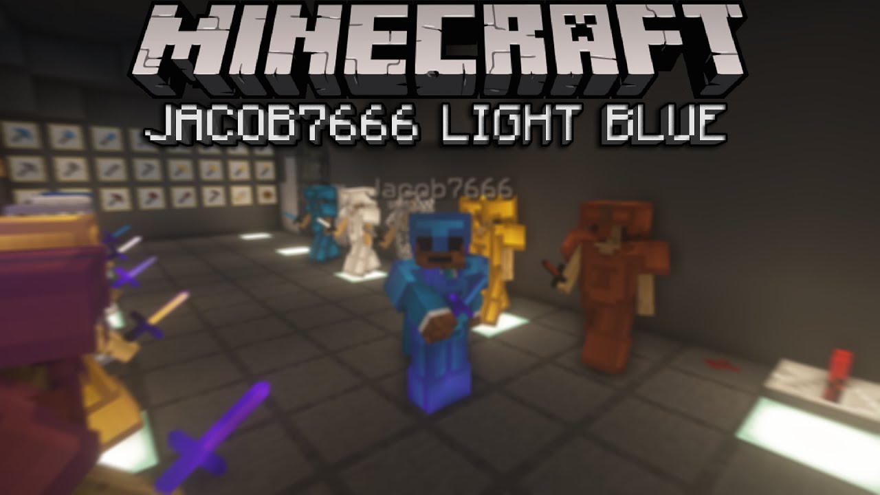 MY NEW LIGHT BLUE TEXTURE PACK - YouTube
