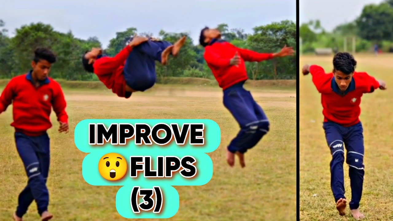 improve my flip practice 😲.. practice better..in ground..(As flipper ...