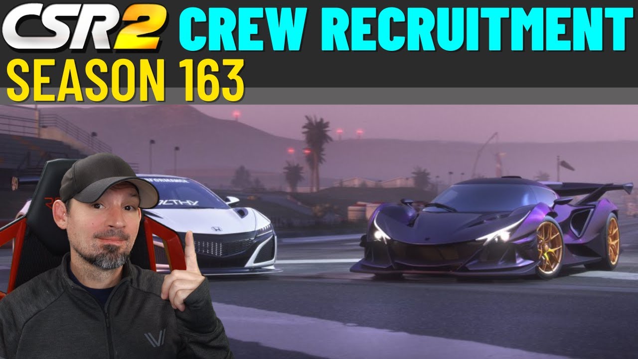 CSR2 Crew Recruitment Season 163 | How to Find Better Crew Members ...