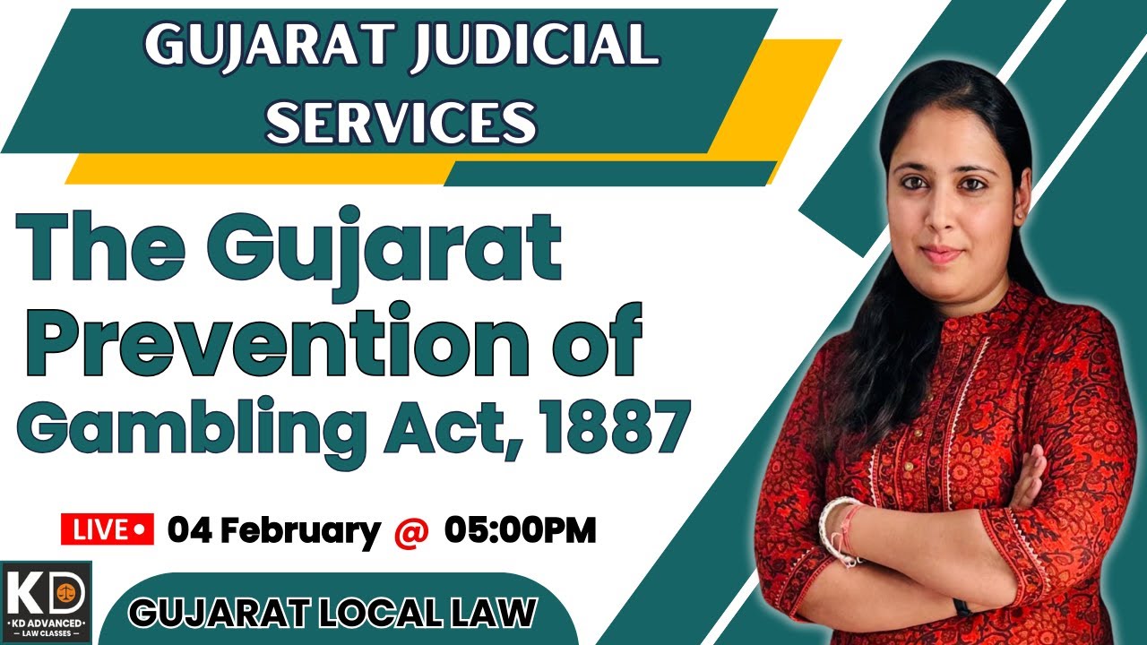 Gujarat Prevention of Gambling Act,1887 || Gujarat Local Law || KD ...