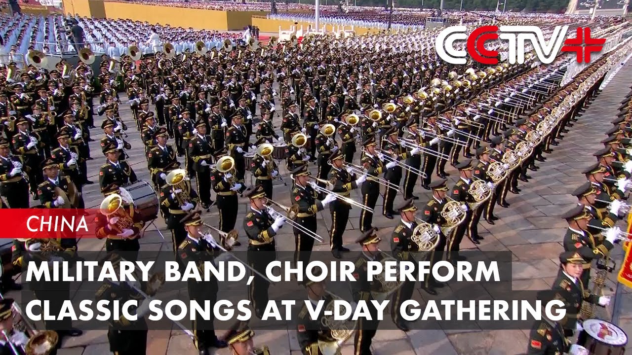 Military Band, Choir Perform Classic Songs at V-Day Gathering - YouTube