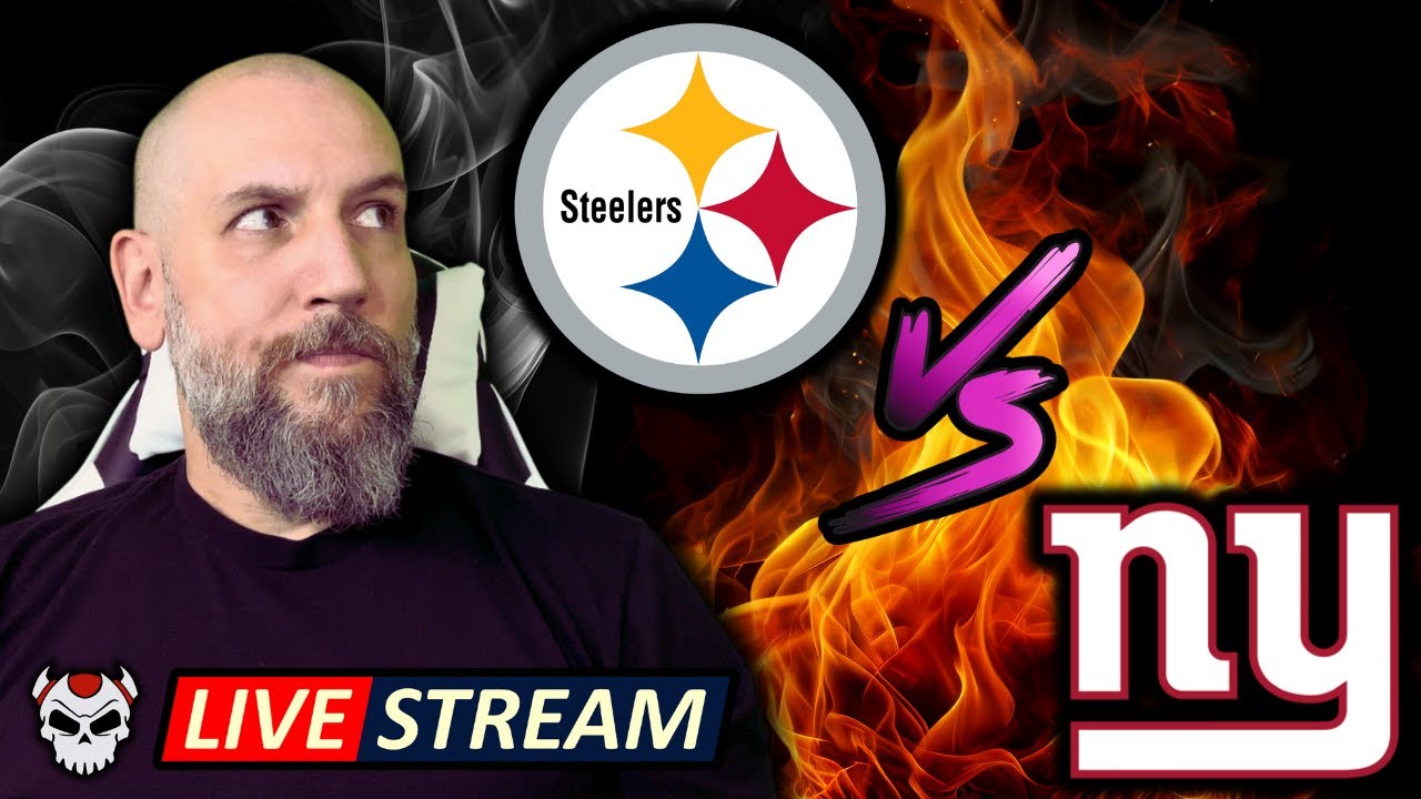 Steelers vs Giants Live Hangout & React | NFL Monday Night Football ...