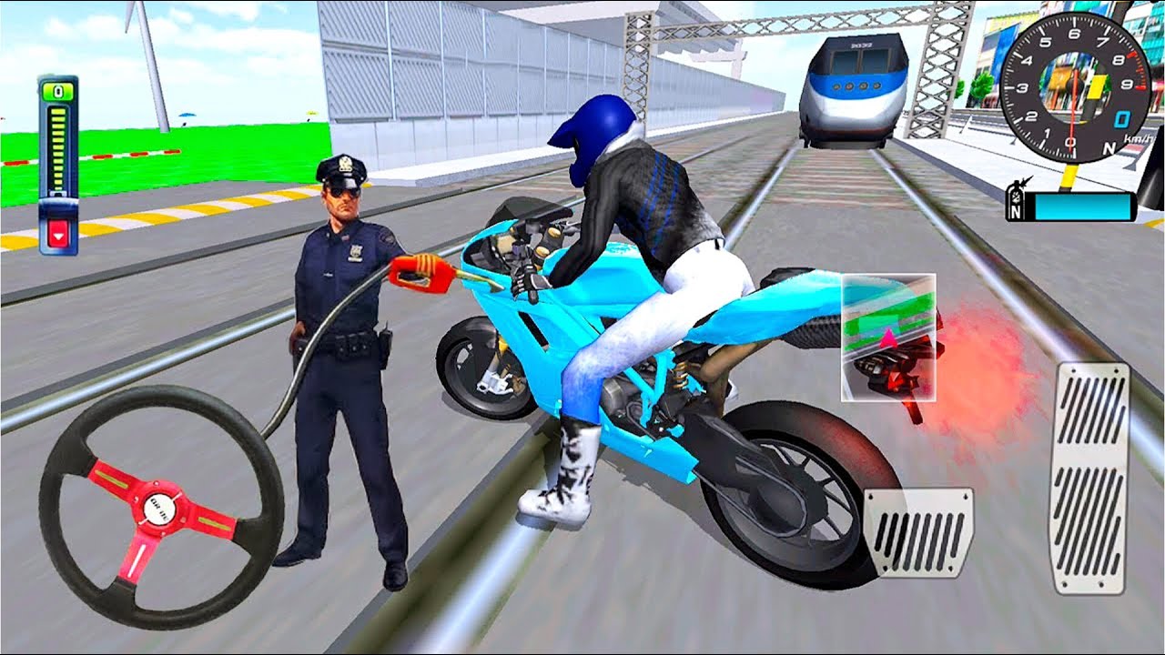 LIVE🛑 3D Driving Class Simulator Bullet Train Vs Motorbike Bike Driving ...