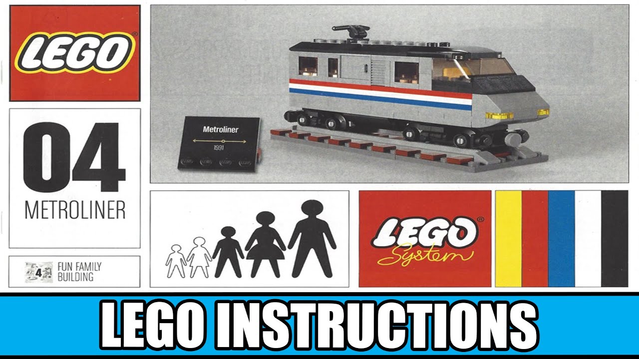 LEGO Instructions – Metroliner – 4002016 LEGO Employee Gift - YouTube