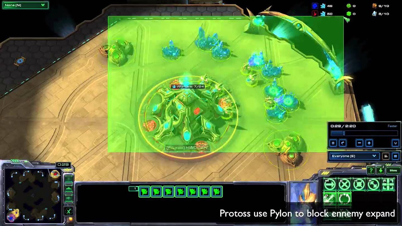 SC2 Protoss Pylon Block - YouTube