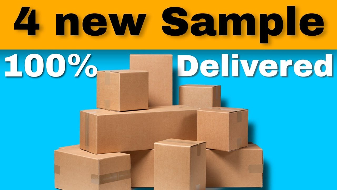 4 new free samples - 100% deliverable || free sample products || free ...
