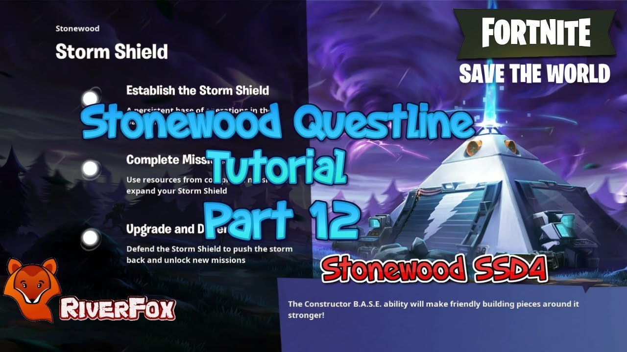 Fortnite Save The World (STW) Stonewood Tutorial missions part 12 ...