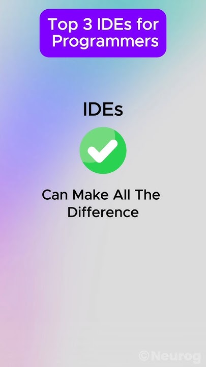 Top 3 IDEs For Programmers! - YouTube