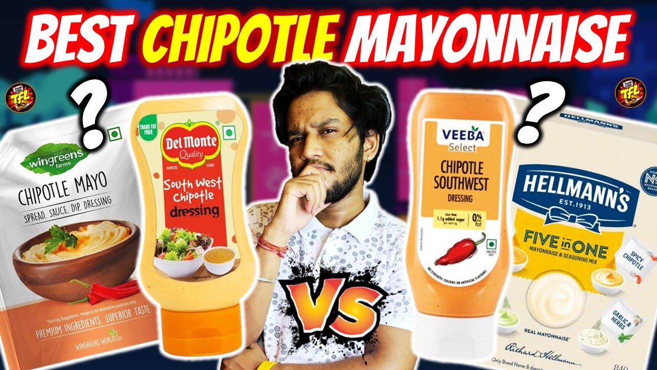 Best CHIPOTLE SAUCE in INDIA? Honest Review! 🤯🌶️ Helmann's vs Wingreens ...