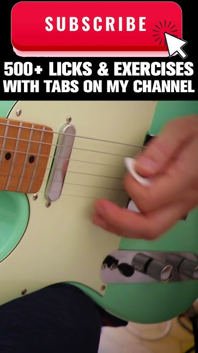 IMPROVE Your PICKING TECHNIQUE with this STRING SKIPPING EXERCISE - YouTube