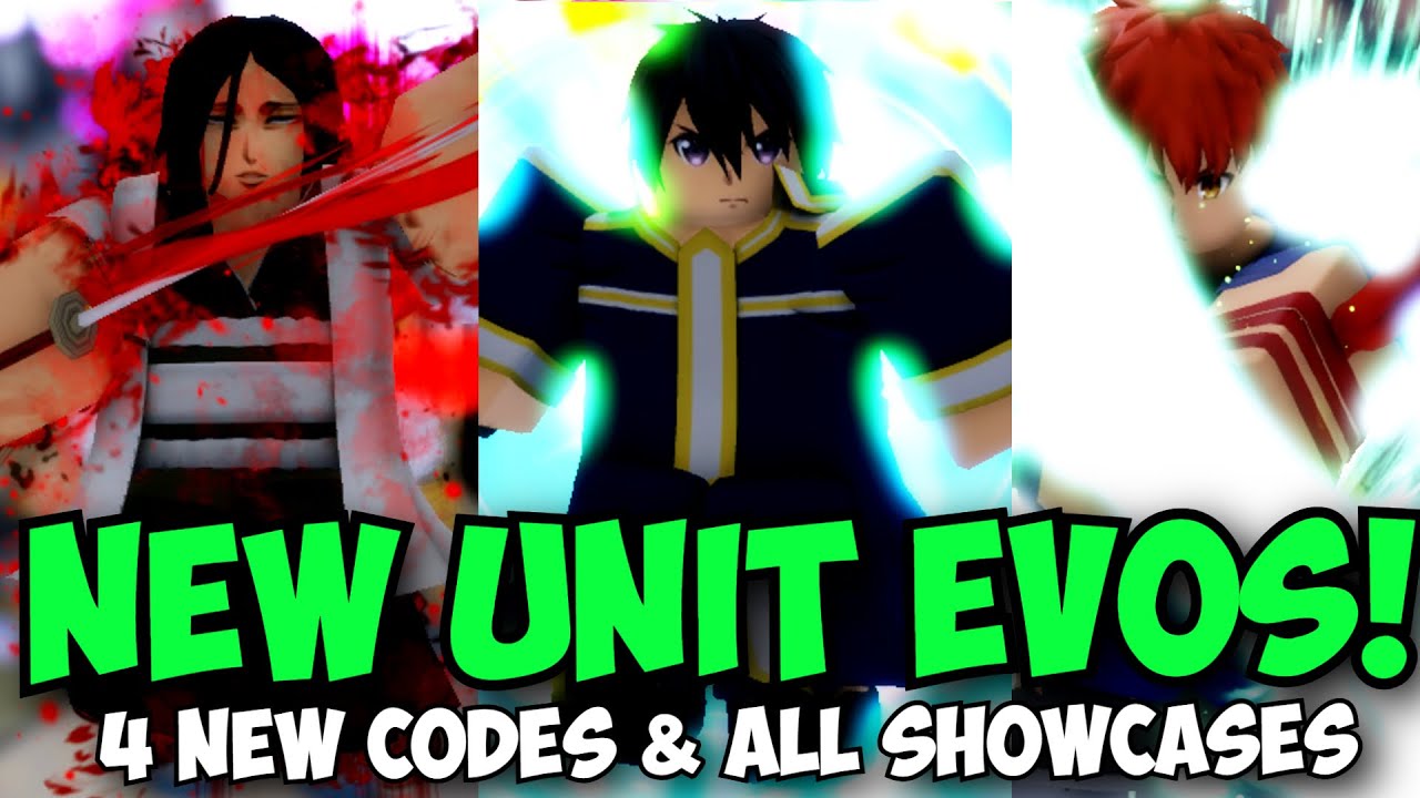 [4 Codes] Getting The New Units in ALS! Kirito Evo, Unohana Evo, Shirou ...