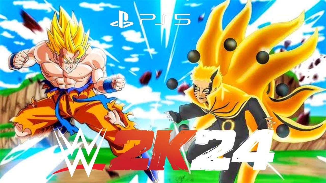 GOKU VS NARUTO|WWE 2K24 LIVE - YouTube