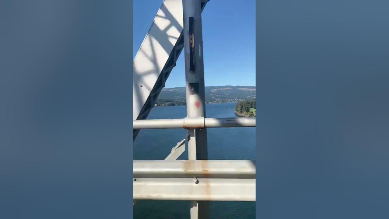 Going From Oregon To Washington Over The Columbia River On The Bridge going-from-oregon-to-washington-over-the-columbia-river-on-the-bridge