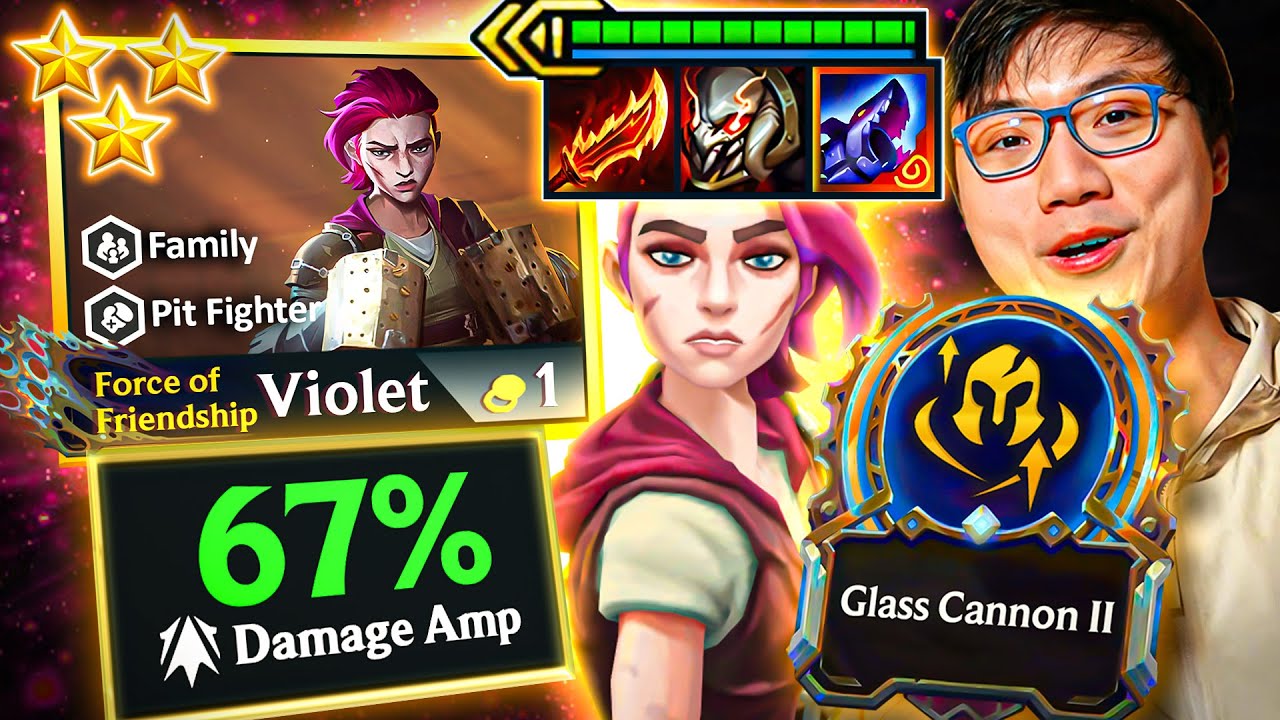 Force of Friendship Glass Cannon Violet 3 (67% Damage Amp) - YouTube