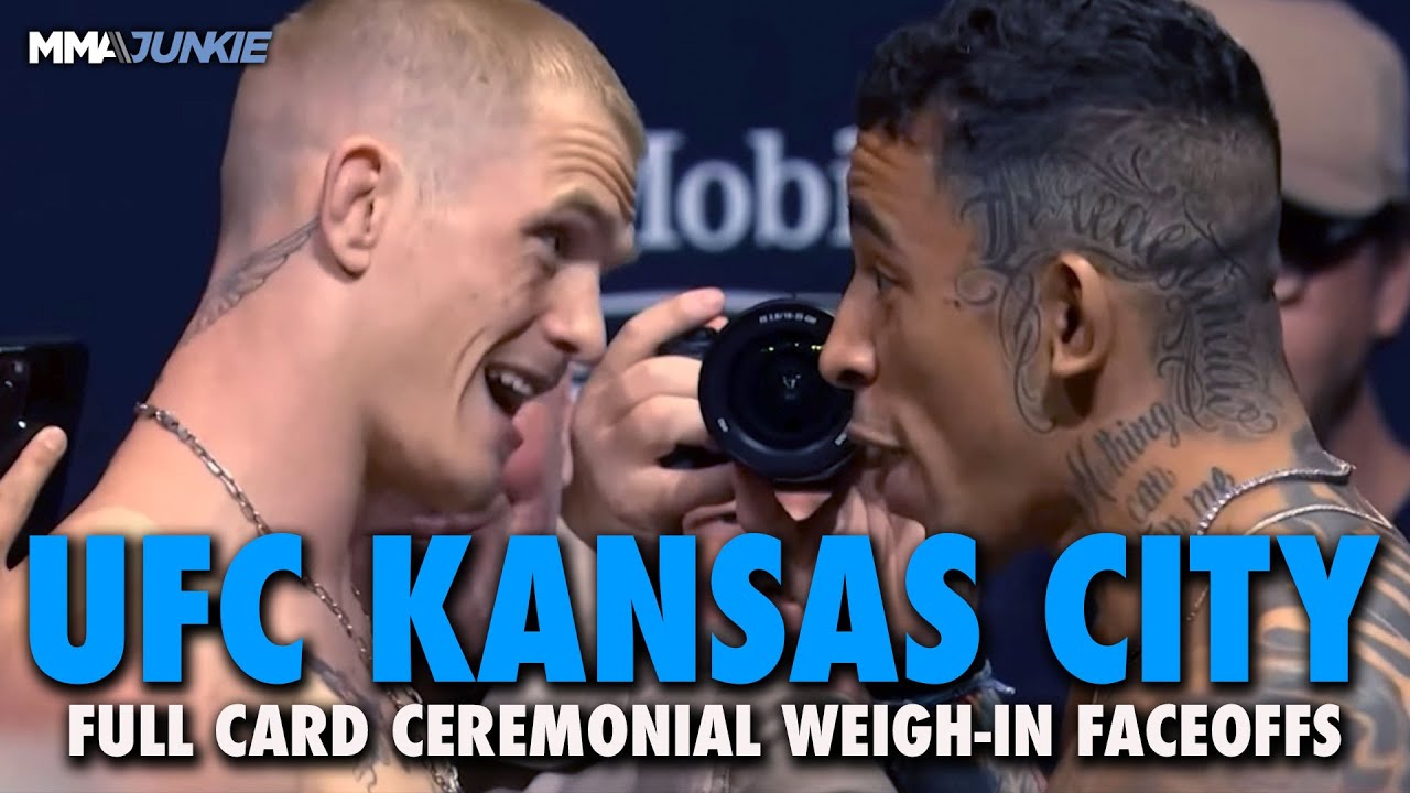 UFC on ESPN 66 Full Card Final Faceoffs from Kansas City | Machado ...