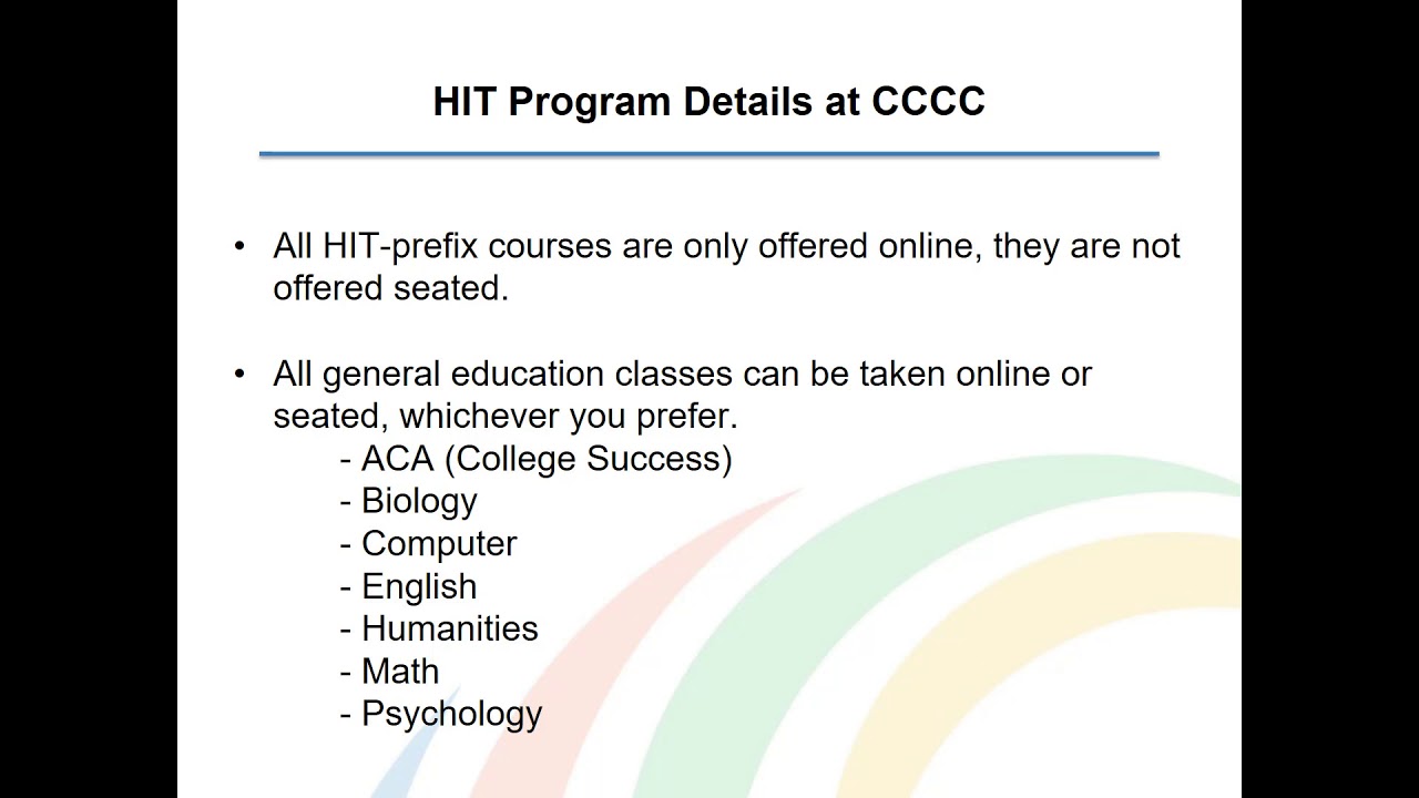 CCCC HIT Orientation Video January 2018 Update - YouTube