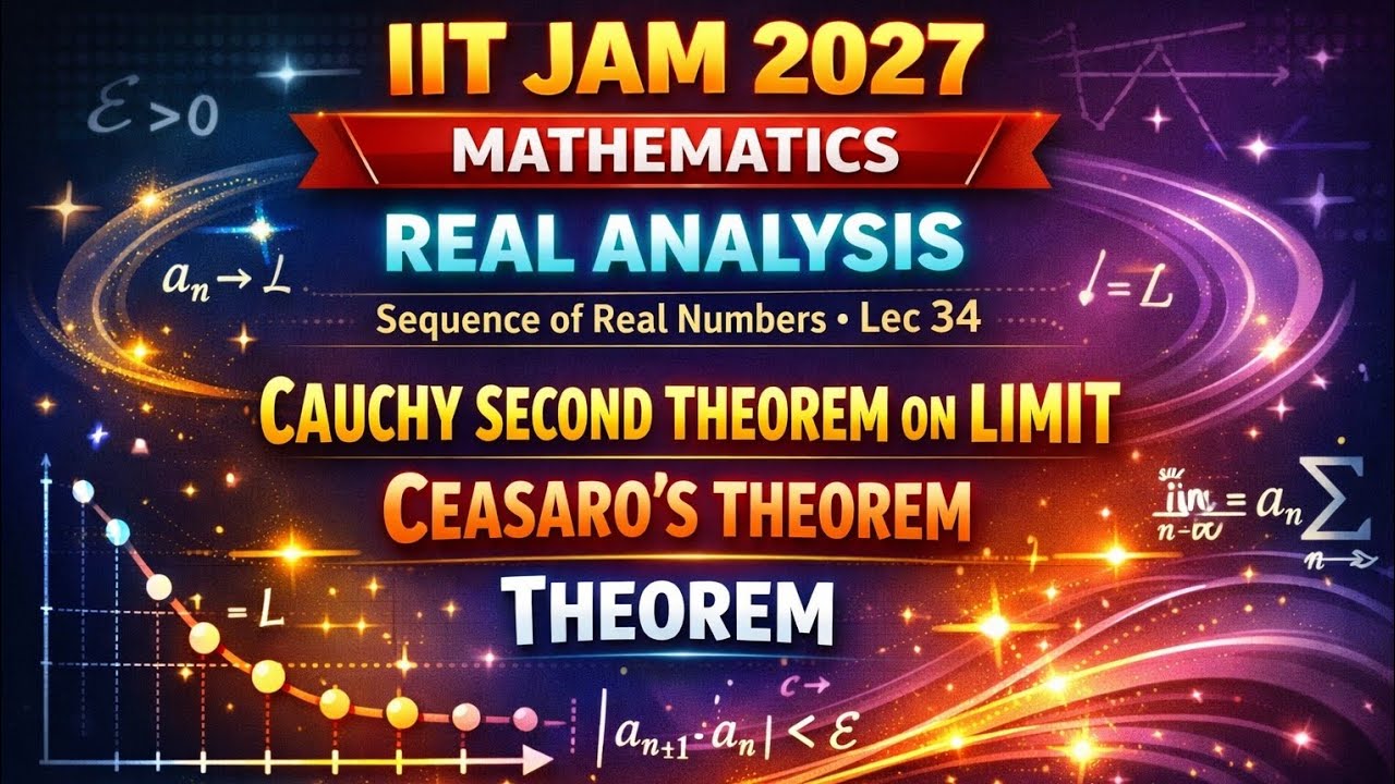 #CAUCHY Second theorem on Limit #CEASARO'S Theorem #Theorem Mathematics ...