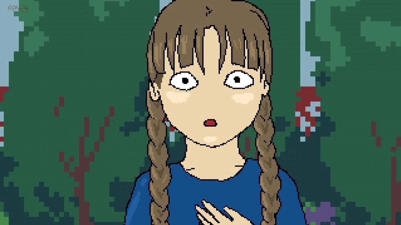 IMAGINATION | Short Horror Animation PIXEL ART - YouTube