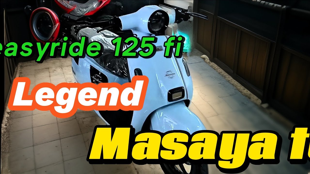 Masaya to, bagong Easyride 125 fi Legend ng Motorstar - YouTube