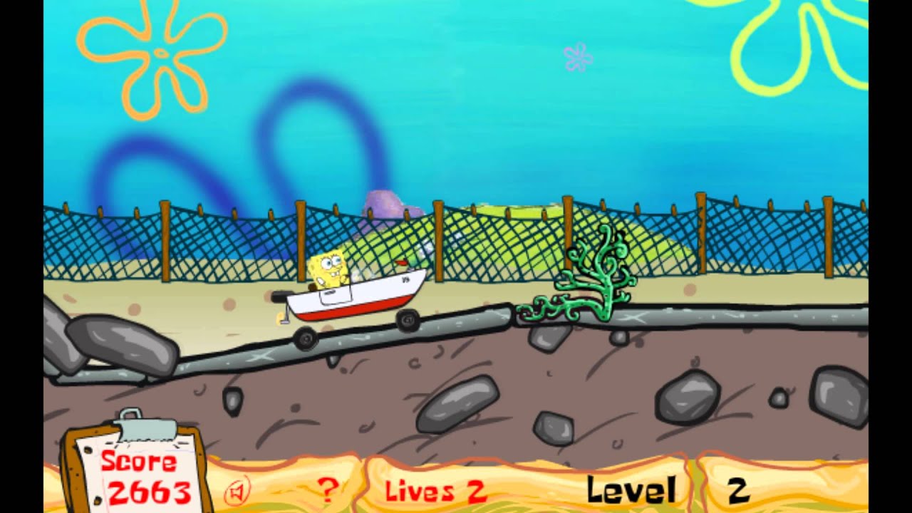 StealthTV - Webgame Wednesday - SpongeBob SquarePants Boat o Cross ...