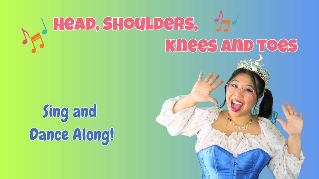 Head Shoulders Knees and Toes sing and dance along with Lunette! - YouTube