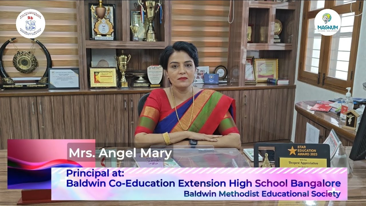 Inspiring Words from Mrs. Angel Mary at Baldwin Co-Education Extension ...