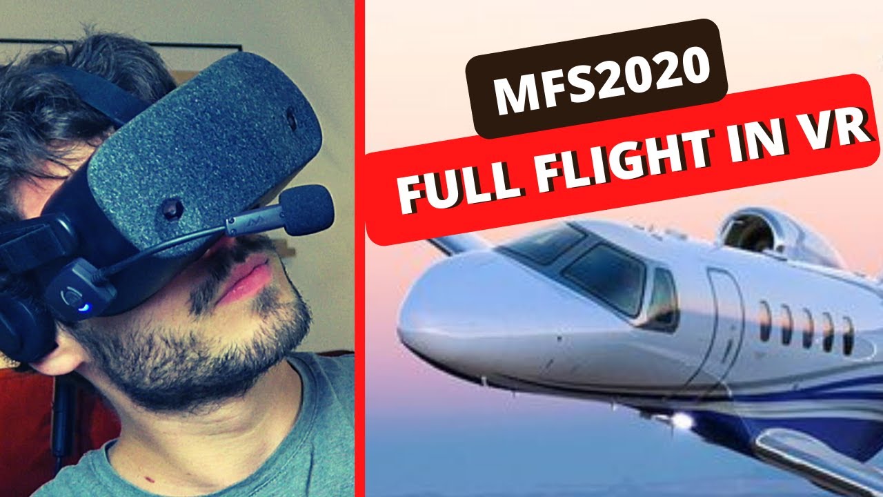 My FIRST flight in VR in INDIA - Flight simulator 2020 VR - YouTube