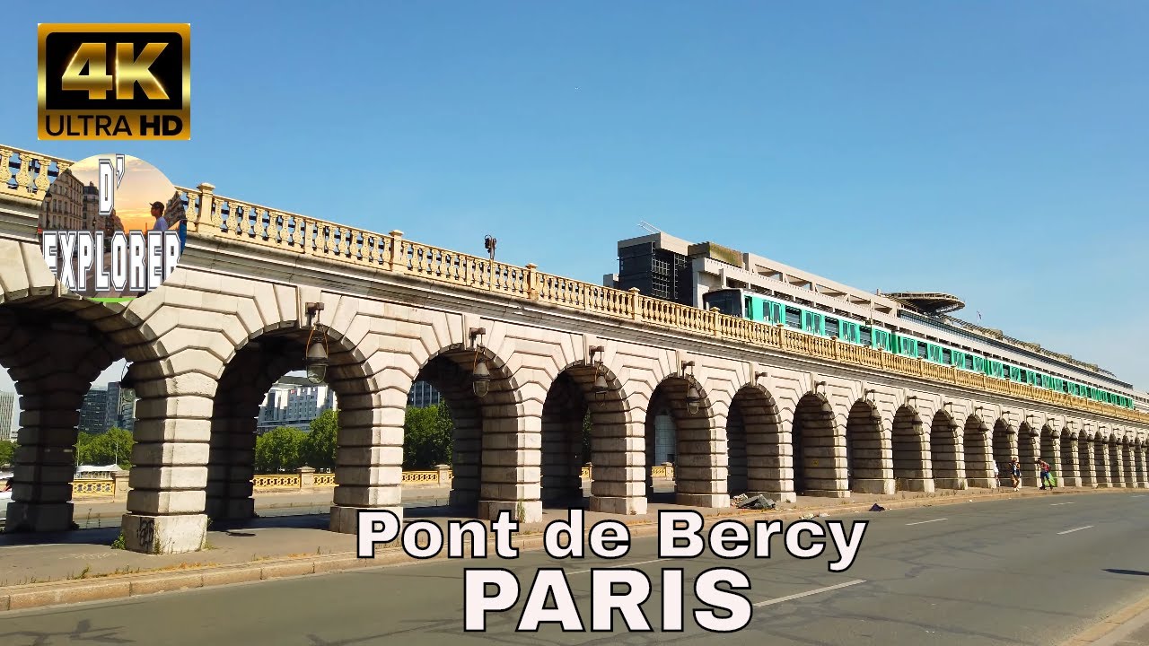 EXPLORING PARIS》PONT DE BERCY(METRO LINE 6) 2020【4K】 - YouTube
