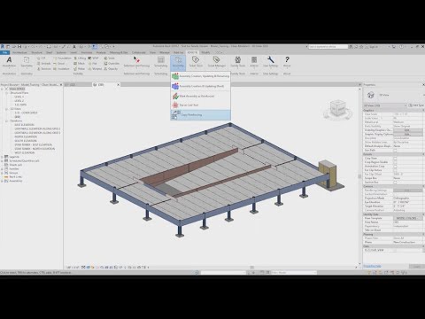 Copy Reinforcing with the EDGE precast add-on for Autodesk Revit - YouTube